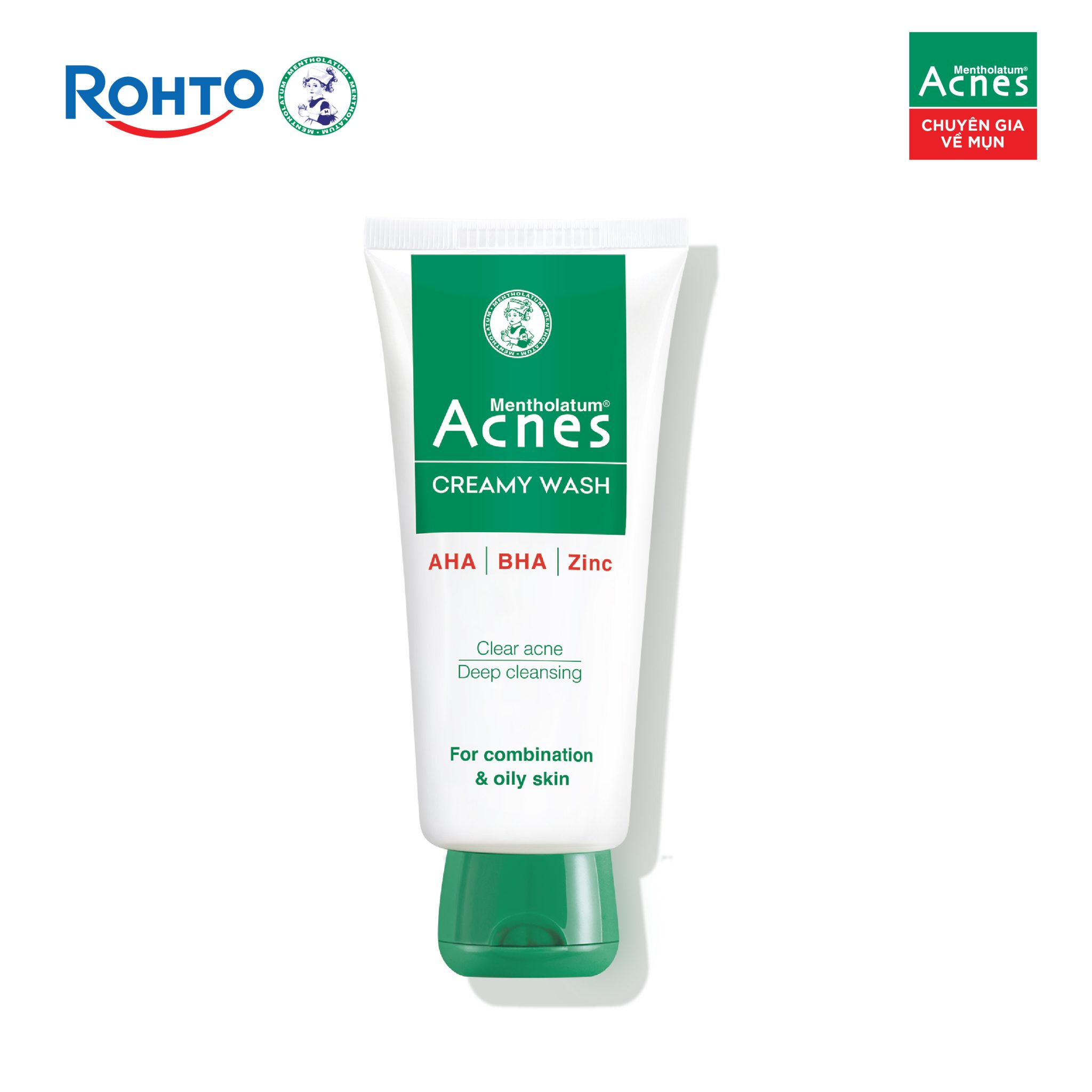 Acnes Creamy Wash - Acnes - Kem Trị Mụn Và Ngăn Ngừa Mụn