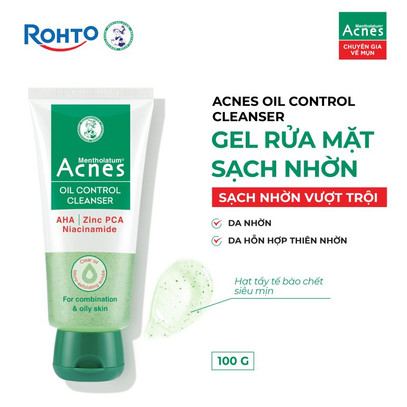 Acnes Oil Control Cleanser - Acnes - Kem Trị Mụn Và Ngăn Ngừa Mụn